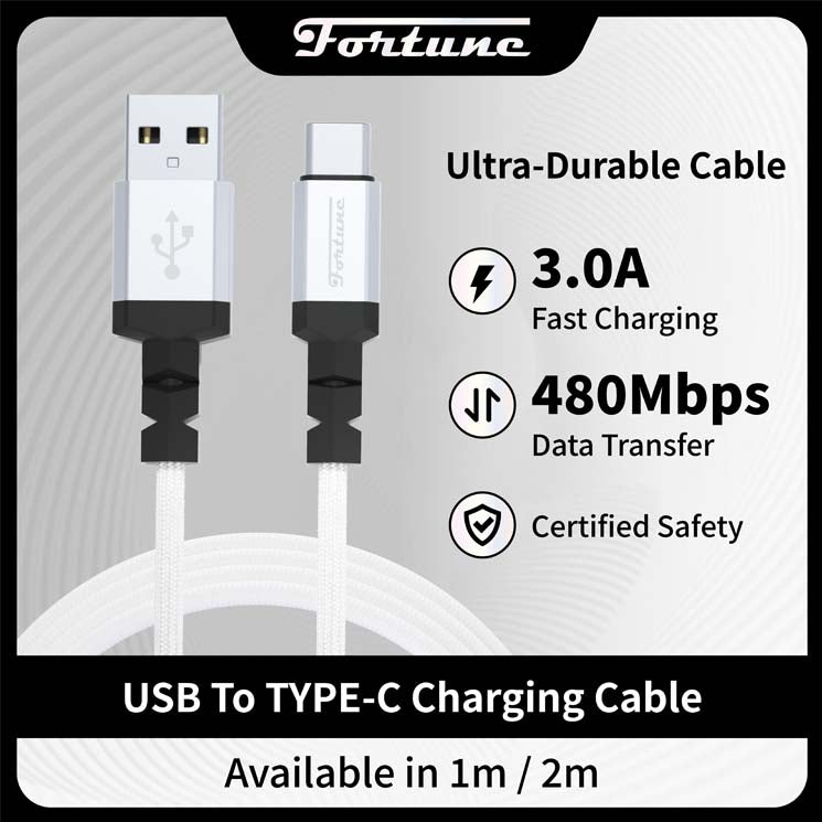 Fortune USB-Type C Cable – Super Supplys