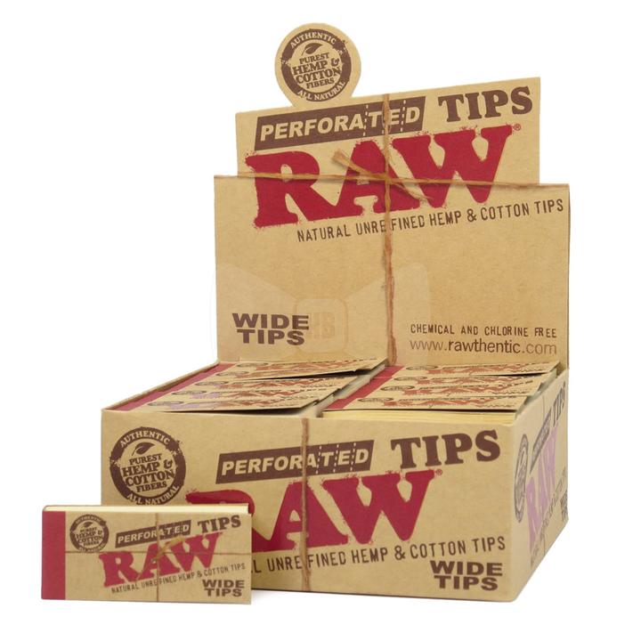 RAW Tips Wide Perforated 50/pack – Super Supplys
